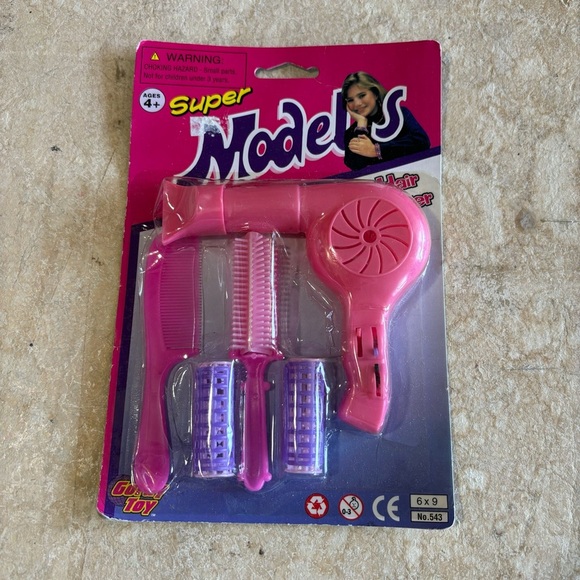Gordy Toys | Toys | Vintage 999 Super Models Toy Hair Dryer Kit New ...